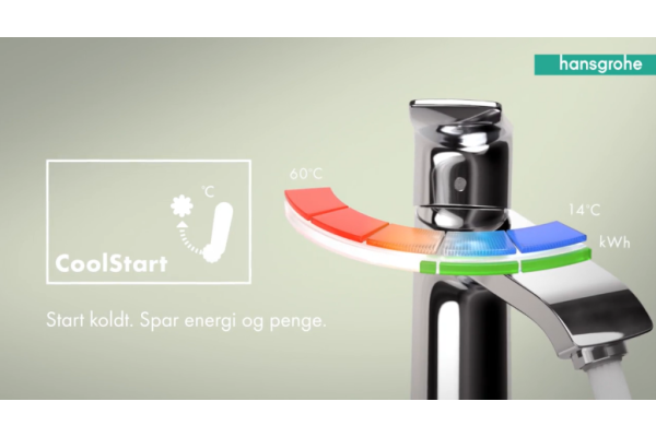 Spar penge med hansgrohe CoolStart-armaturer - VVS Centret Skjern